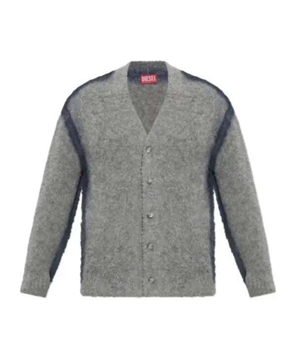 DIESEL® Long-sleeve Knit Cardigan