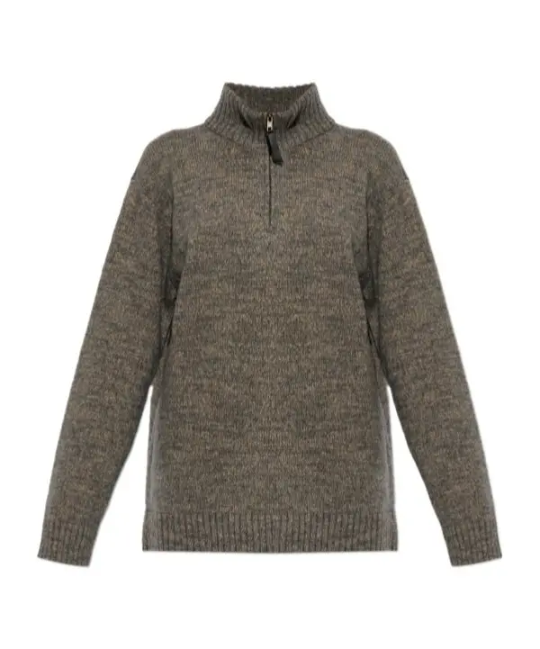 MAISON MARGIELA Stand-collar Zip-up Pullover