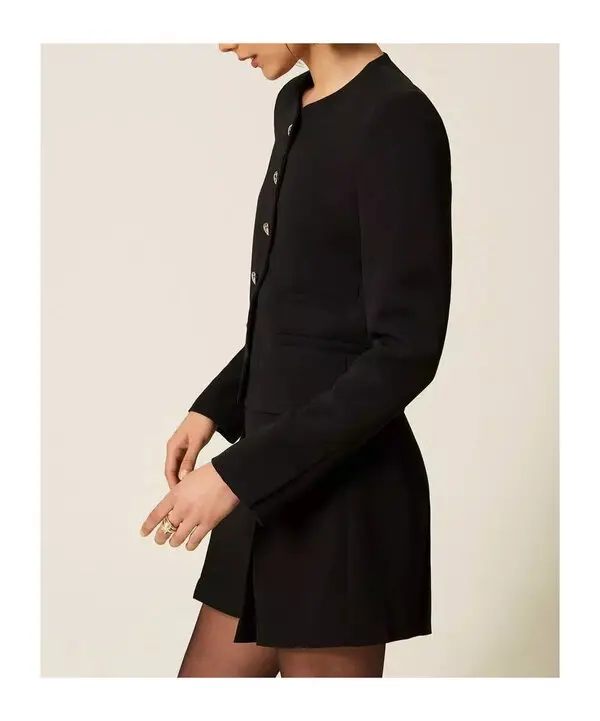 TWINSET Pleated Flared Shorts