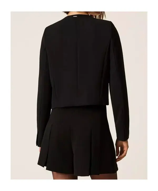 TWINSET Pleated Flared Shorts