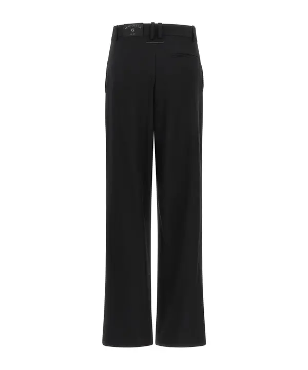 MAISON MARGIELA Wool Blend Pleated Trousers
