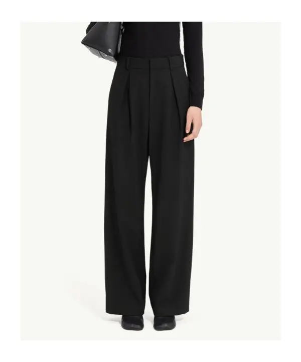 MAISON MARGIELA Wool Blend Pleated Trousers
