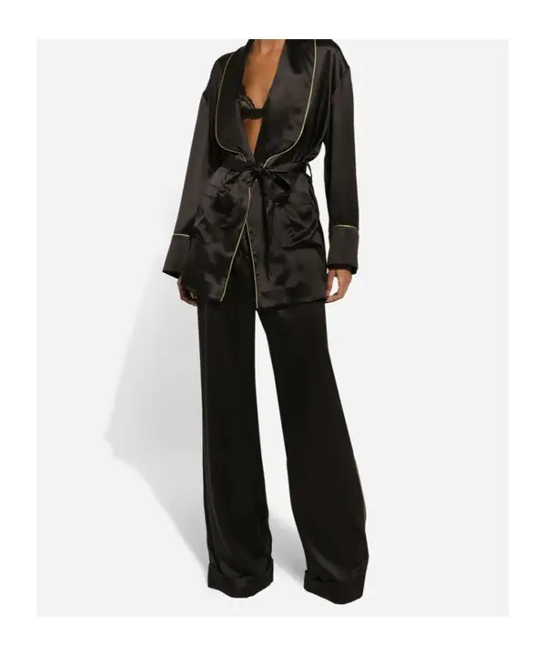 Dolce & Gabbana Dolce Gabbana Satin Pajama Pants