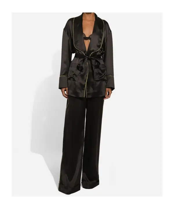 Dolce & Gabbana Dolce Gabbana Satin Pajama Pants
