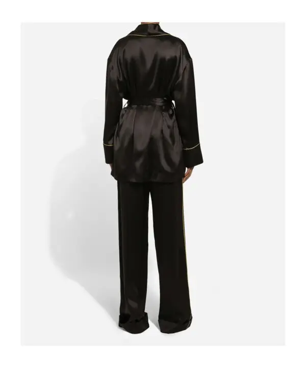 Dolce & Gabbana Dolce Gabbana Satin Pajama Pants