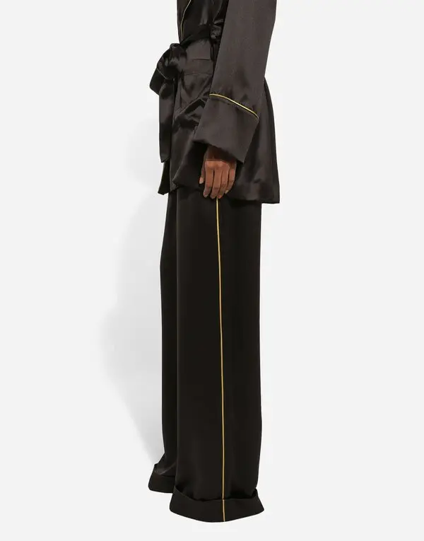 Dolce & Gabbana Dolce Gabbana Satin Pajama Pants