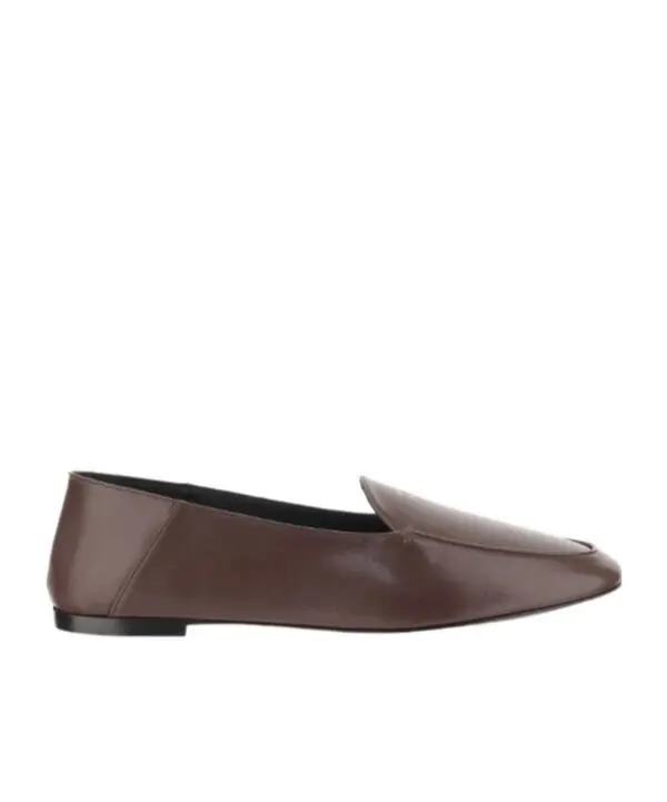 Celine Round Toe Loafers - Brown