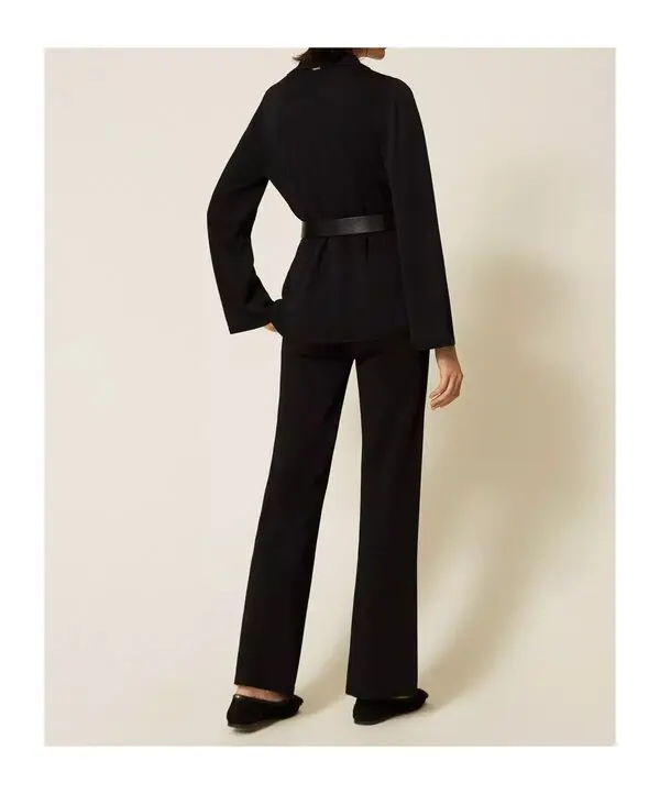 TWINSET Wide-leg Casual Trousers