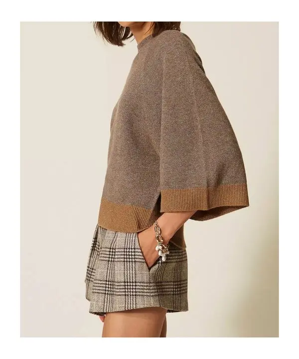 TWINSET Ribbed Knit Sweater