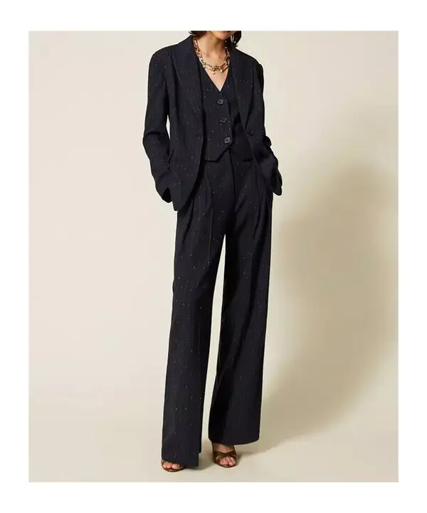 TWINSET V-neck Single-breasted Vest