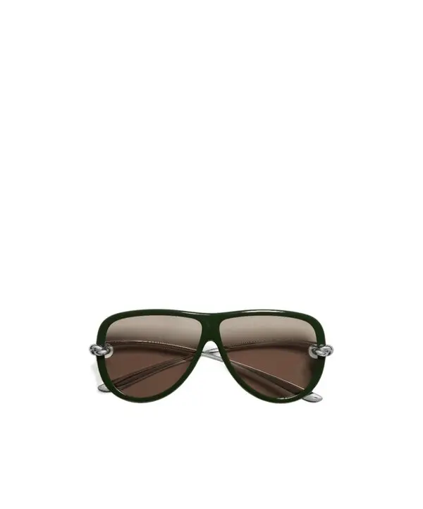 Bottega Veneta Knot Aviator Sunglasses