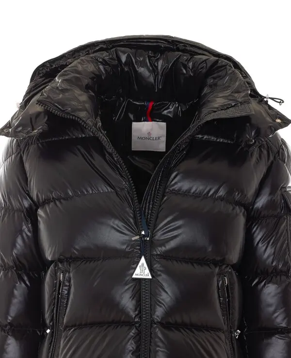 Moncler Maire Zip-up Hooded Jacket - Black