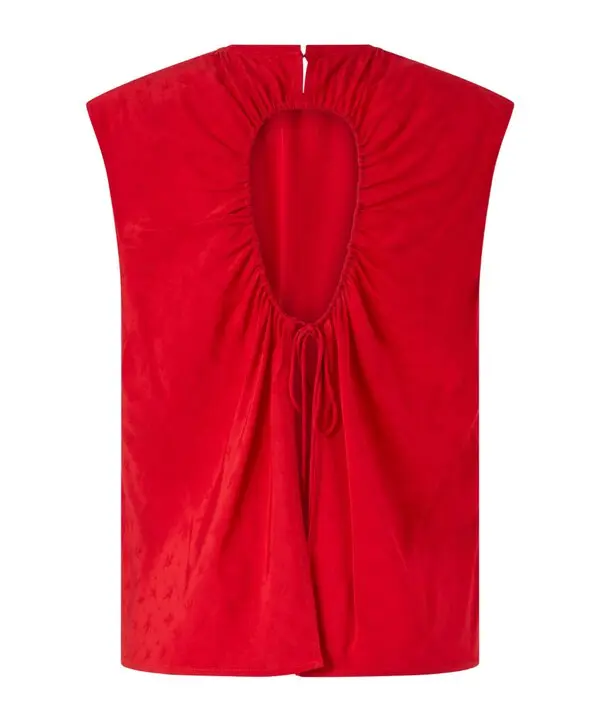 Pinko Tie-back Sleeveless Top