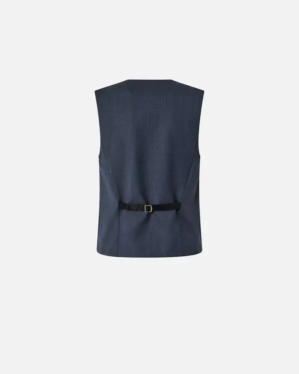 Pinko V-neck Buttoned Gilet