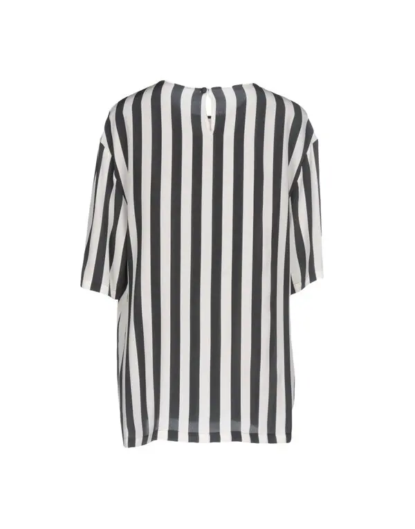 Dolce & Gabbana Top Charcoal Size Silk