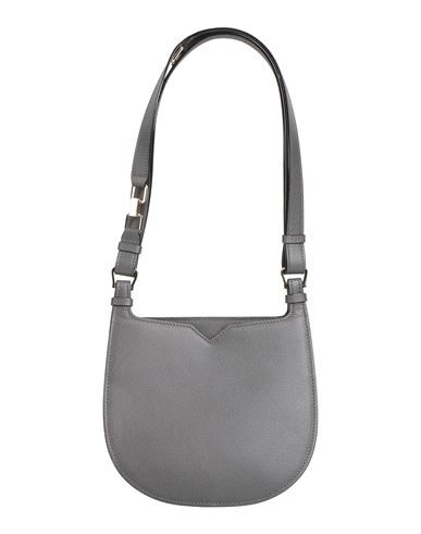 VALEXTRA Shoulder Bag In Calfskin - Grey