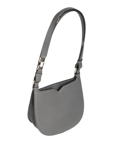 VALEXTRA Shoulder Bag In Calfskin - Grey