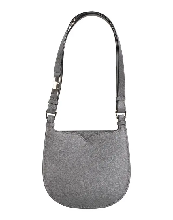 VALEXTRA Shoulder Bag In Calfskin - Grey