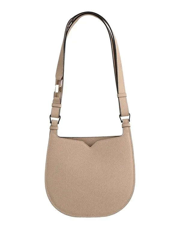VALEXTRA Shoulder Bag Calfskin - Sand