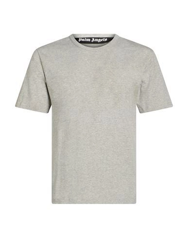Palm Angels T-shirt Light Size Cotton, Elastane - Grey