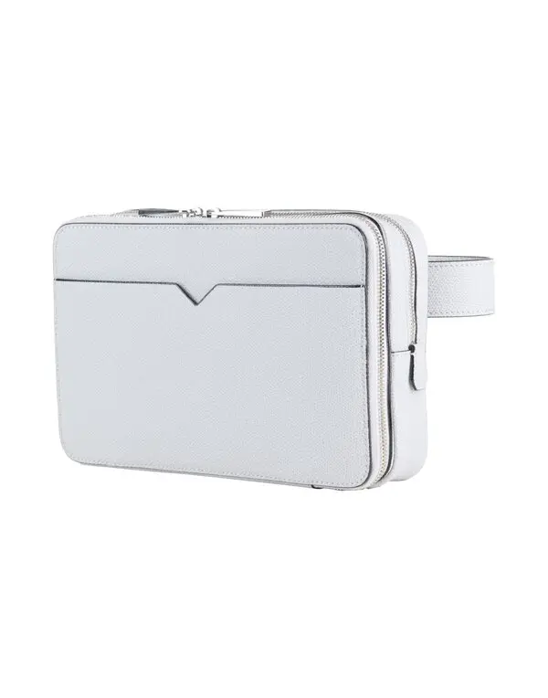 VALEXTRA V-line Bum Bag Belt Bag Calfskin - Grey