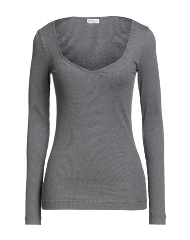 Brunello Cucinelli Sweater Size Cotton, Elastane, Ecobrass - Grey