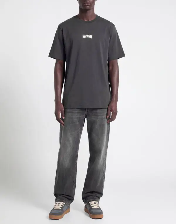BARROW T-shirt Charcoal Size Cotton - Grey