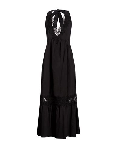 COMPAGNIA ITALIANA Cotton Maxi Dress - Black