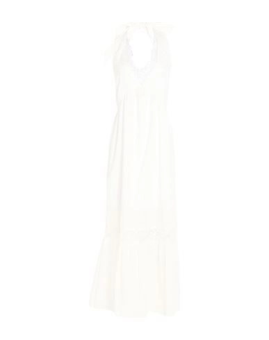 COMPAGNIA ITALIANA Cotton Maxi Dress - White