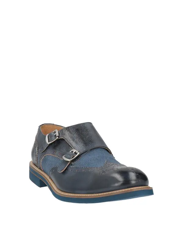 BALDININI Loafers Size Leather, Textile Fibers