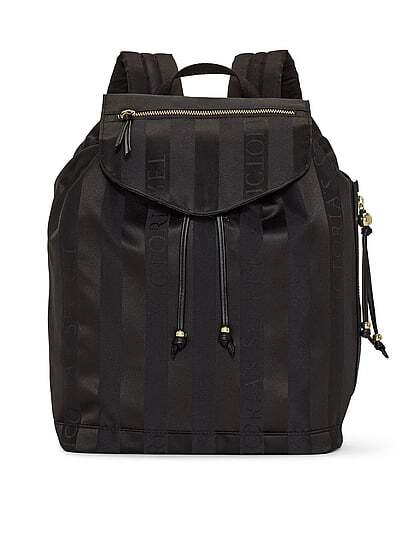 Victoria's Secret Flap Backpack - Black