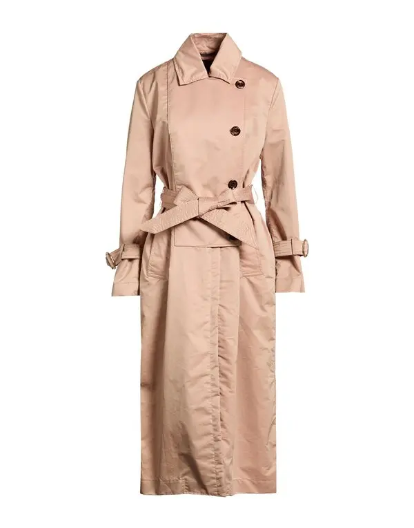 MOORER Overcoat & Trench Coat Sand Size Cotton, Polyester
