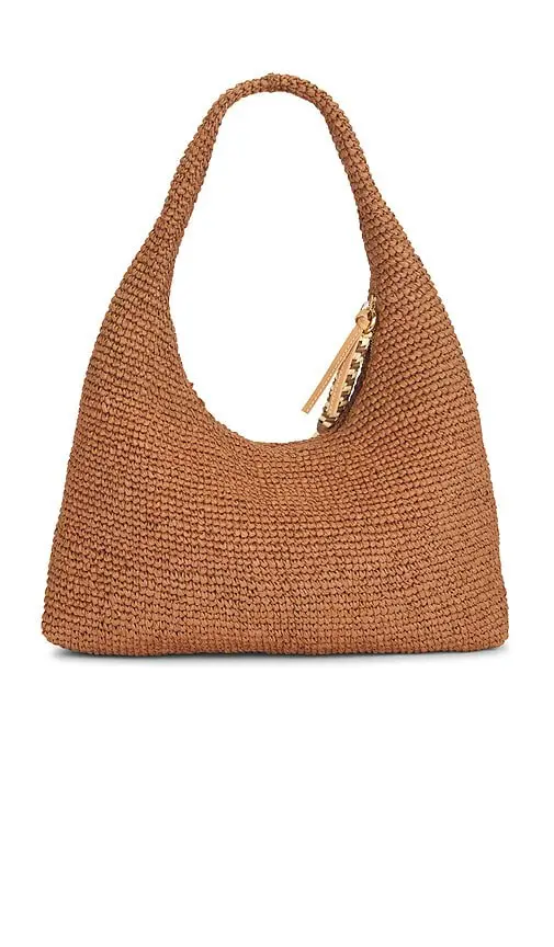 LOEFFLER RANDALL Willow Crochet Raffia Shoulder Bag