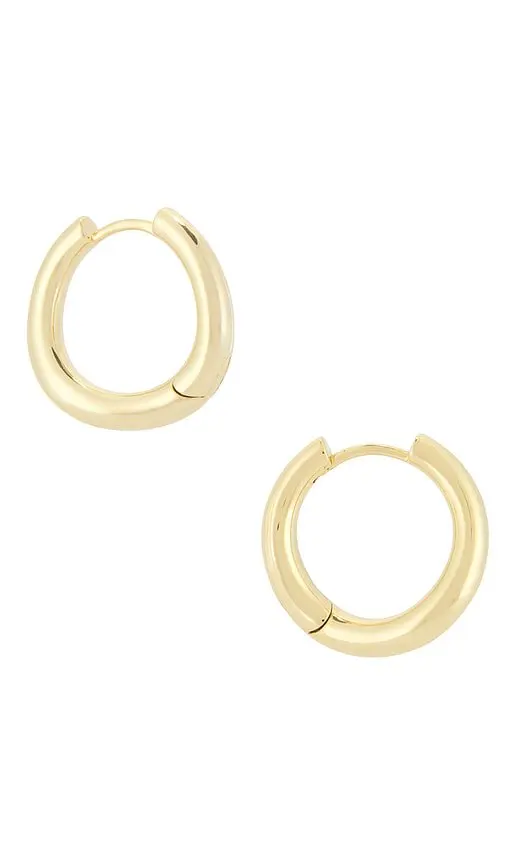 Shashi Lennox Hoop Earrings In Tone