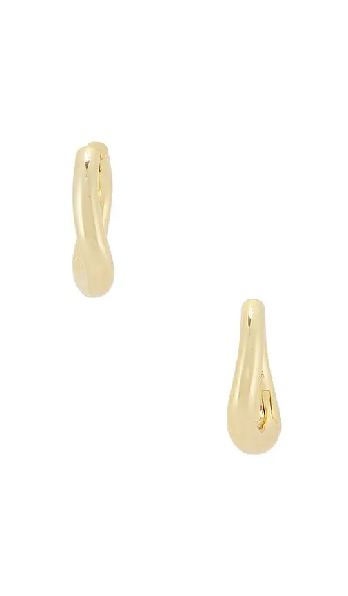 Shashi Lennox Hoop Earrings In Tone