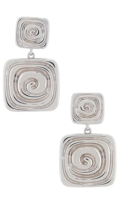 LUV AJ The Seychelles Statement Earrings In Metallic