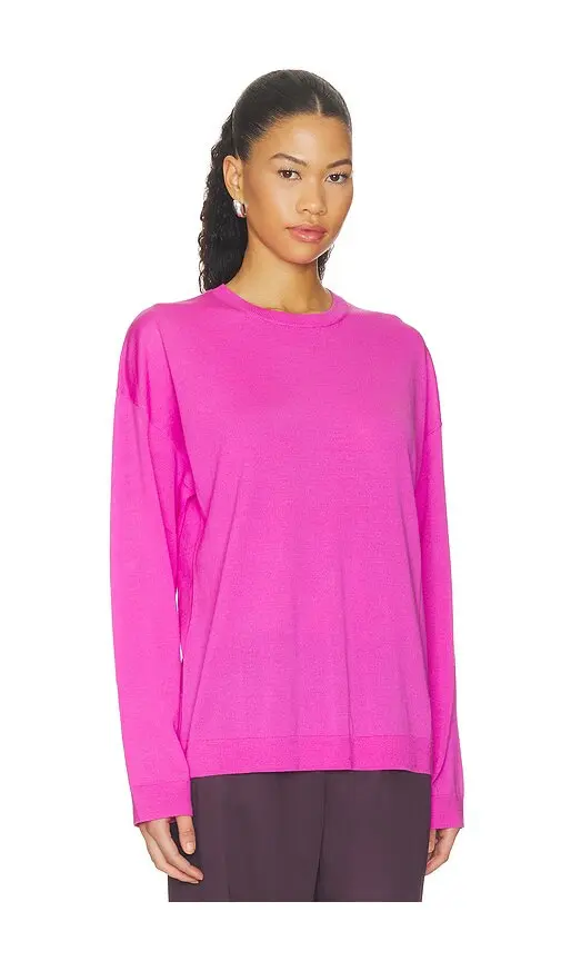LESET James Oversized Crewneck In Pink