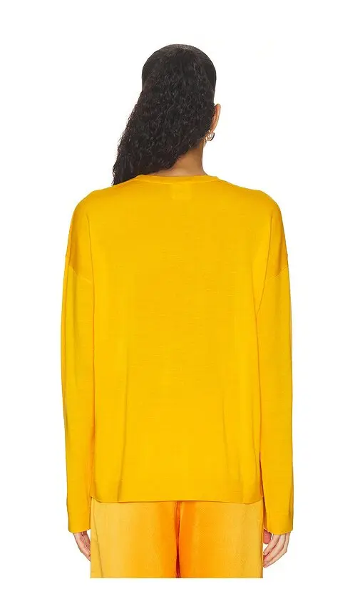 LESET James Oversized Crewneck In Yellow