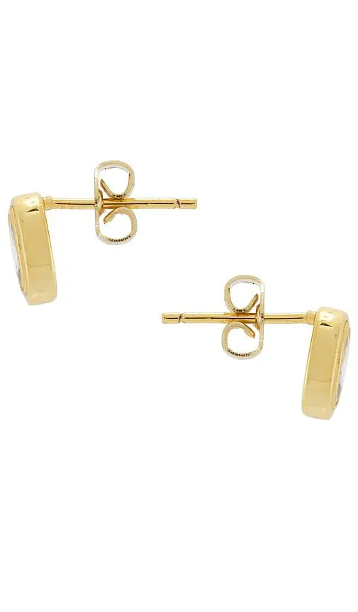 Shashi Reagan Stud Earrings In Metallic
