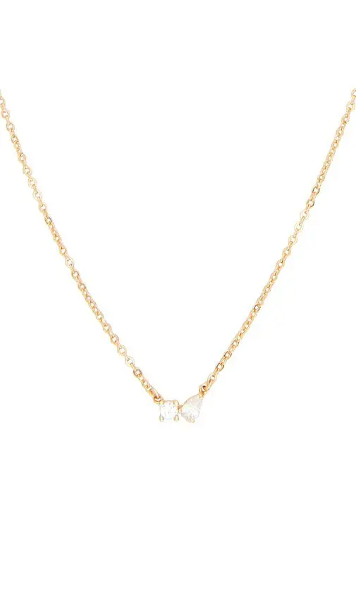 Lili Claspe Bryn Necklace In Metallic