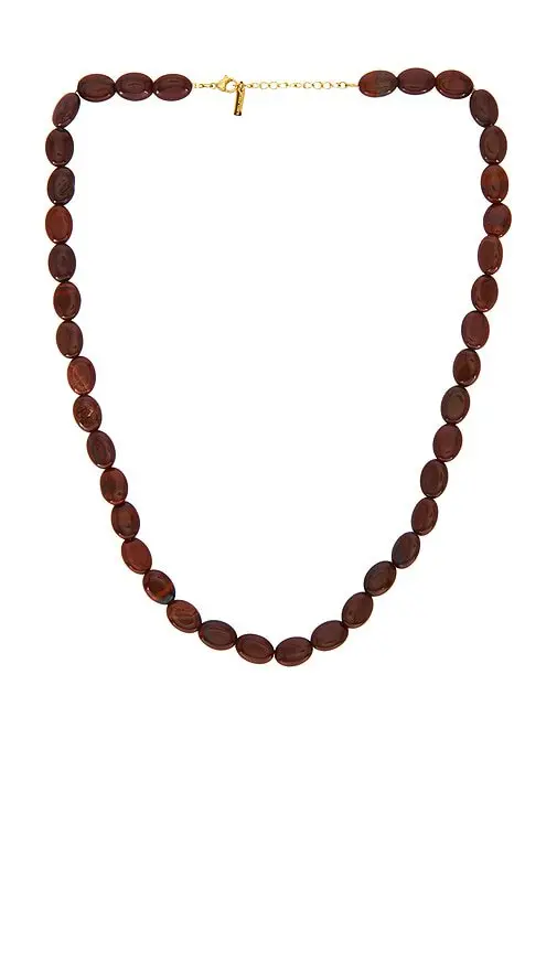 CASA CLARA Rivi Necklace In Red - Ruby