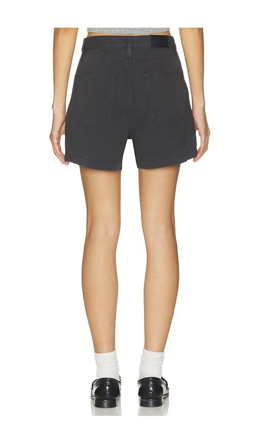 PISTOLA High Rise A-line Linen Shorts