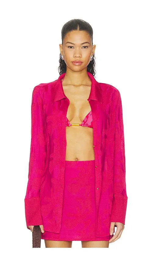 VIX PAULA HERMANNY Lara Shirt In Pink