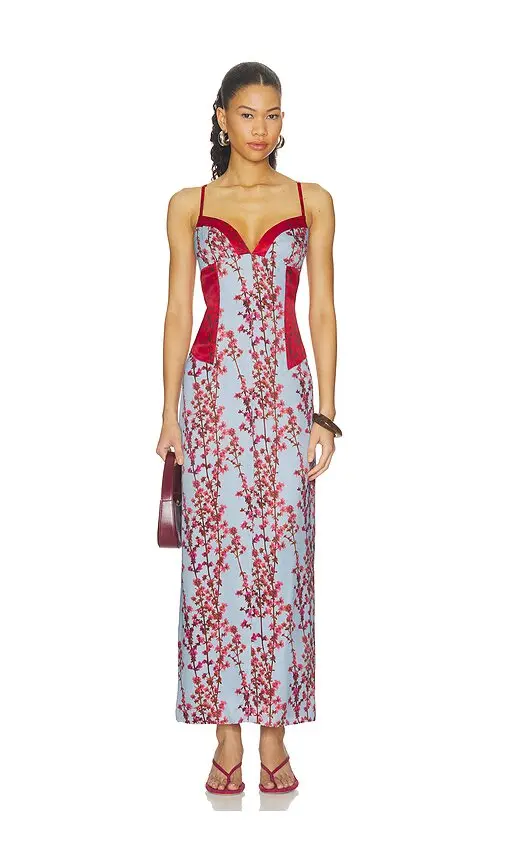 MUMA WORLD Sakura Mixed Celine Dress - Multi