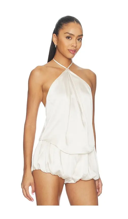 SEROYA Beckham Tank Top In Ivory