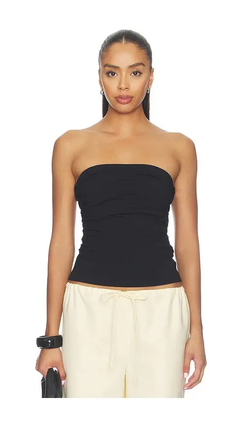 Susana Monaco Waist Gathered Tube Top