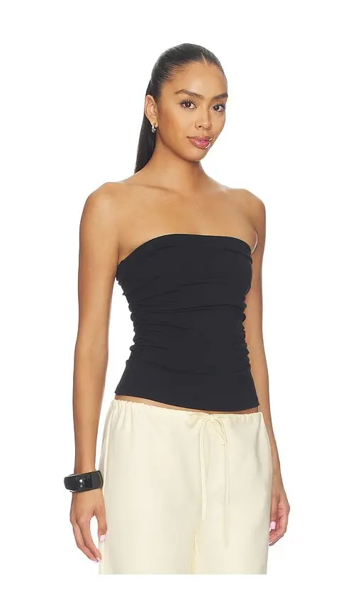 Susana Monaco Waist Gathered Tube Top