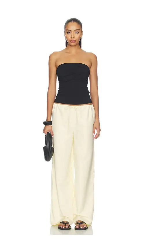 Susana Monaco Waist Gathered Tube Top