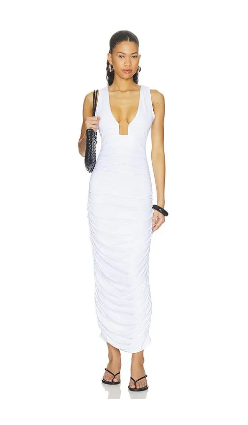 Susana Monaco Gathered Tank Dress - Sugar