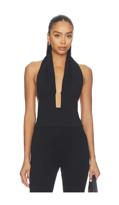 Susana Monaco Halter Gathered Top
